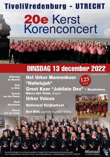 Tivoli Vredenburg van Utrecht 20e kerstkoren concert - Refomuziek