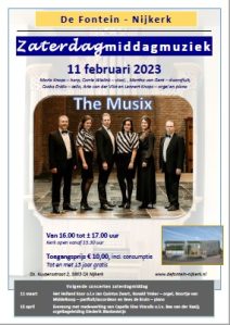 The Musix geeft instrumentaal concert in de Fontein - Refomuziek