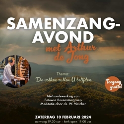 Elimkerk te Amersfoort psalmzangavond met Arthur de Jong - Refomuziek